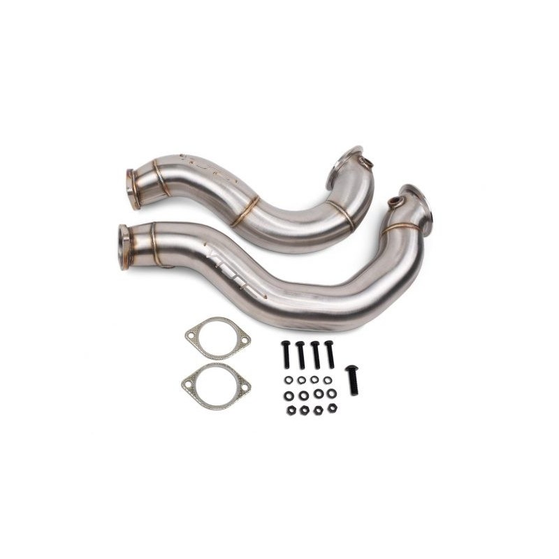 VRSF 3″ Cast Stainless Steel Catless Downpipes N54 V2