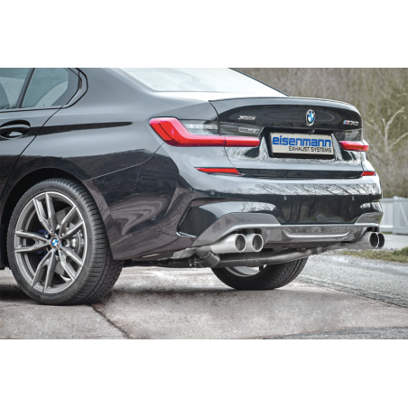 Eisenmann G2X 3 / 4-Series Rear Muffler quad tips 4x Ø90mm